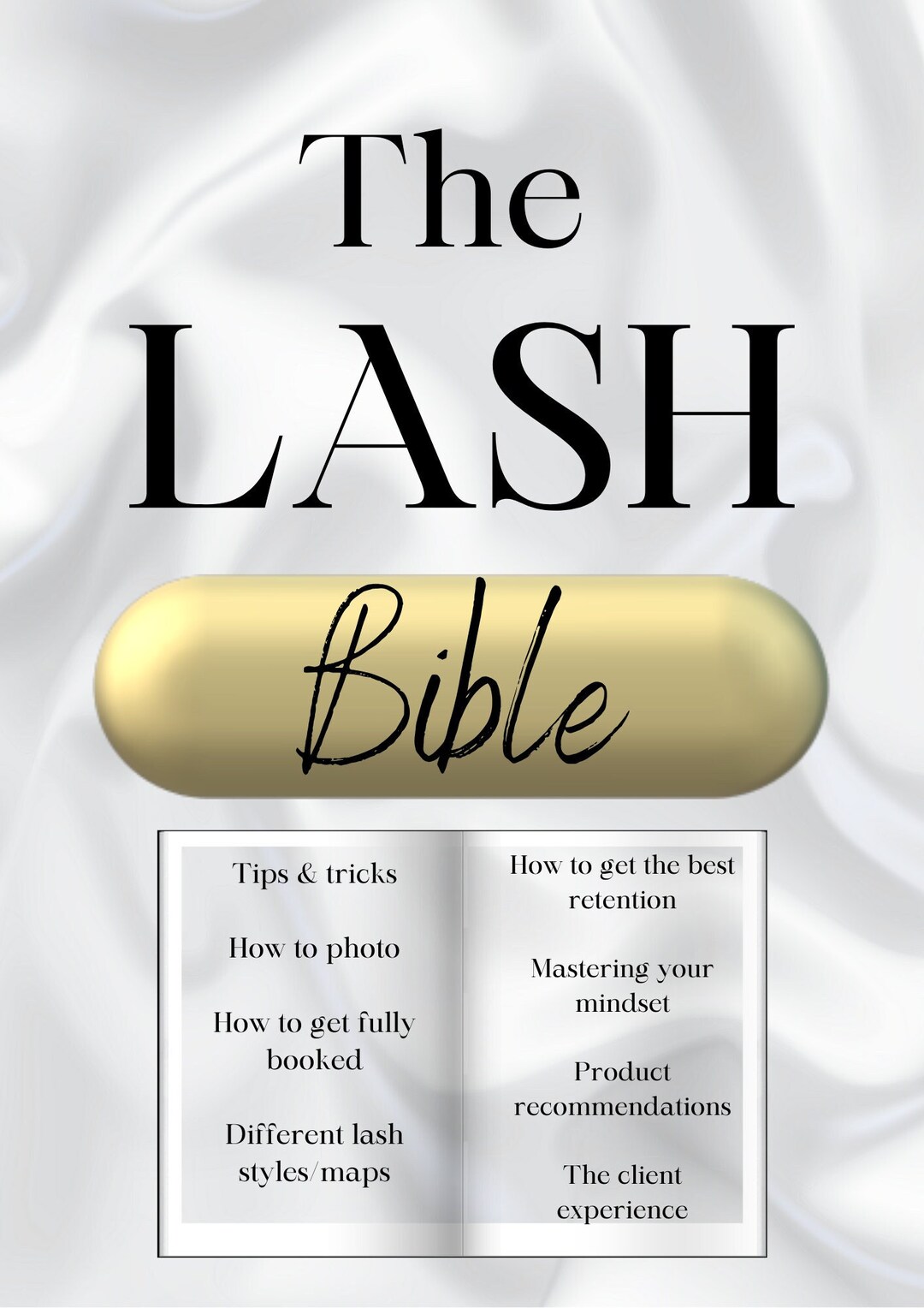 The Ultimate Lash Bible Ebook for Lash Techs Masterclass for Lash ...