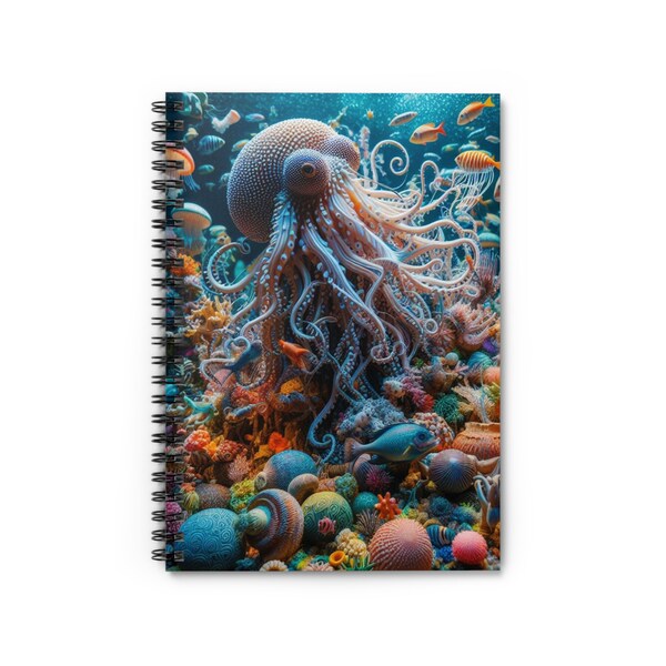 Octopus Notebook - Etsy
