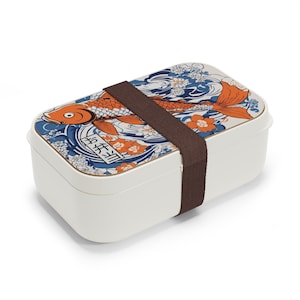 Koi Fish Bento Box Japanese Lunch Box Japanese Art Bento Unique Design ...