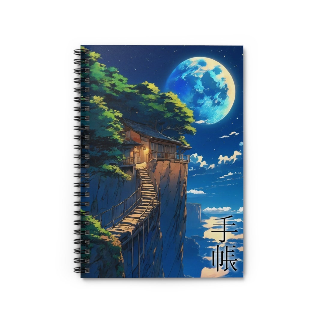 Japanese Notebook A5 Journal Ghibli Art Style Anime Note Book ...