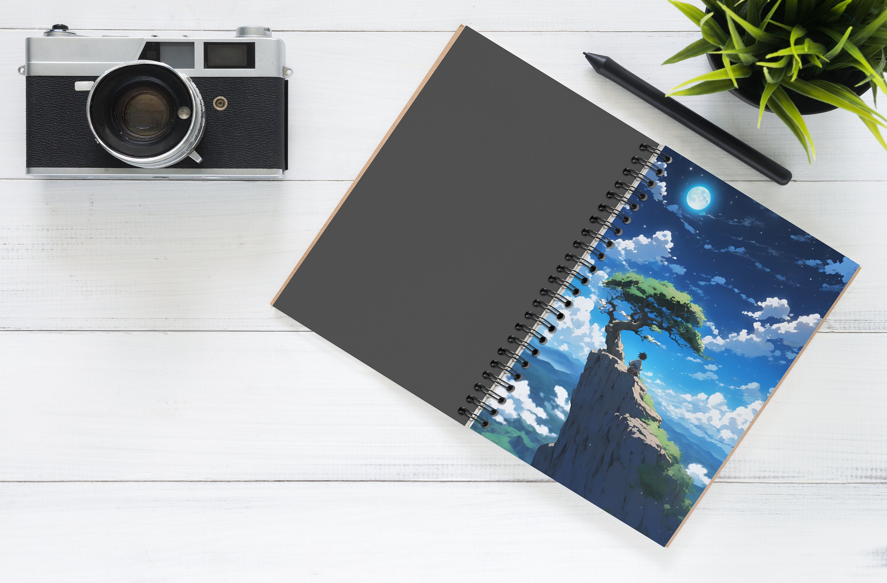 Japanese Notebook A5 Journal Ghibli Art Style Notebooks Japan Anime ...
