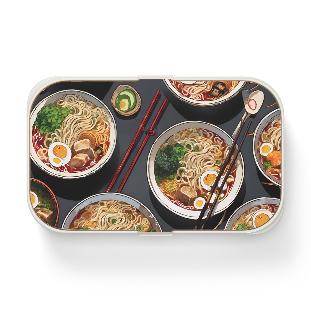 Japanese Bento Box Ramen Lunch Box Obento Japanese Food Anime Gift ...