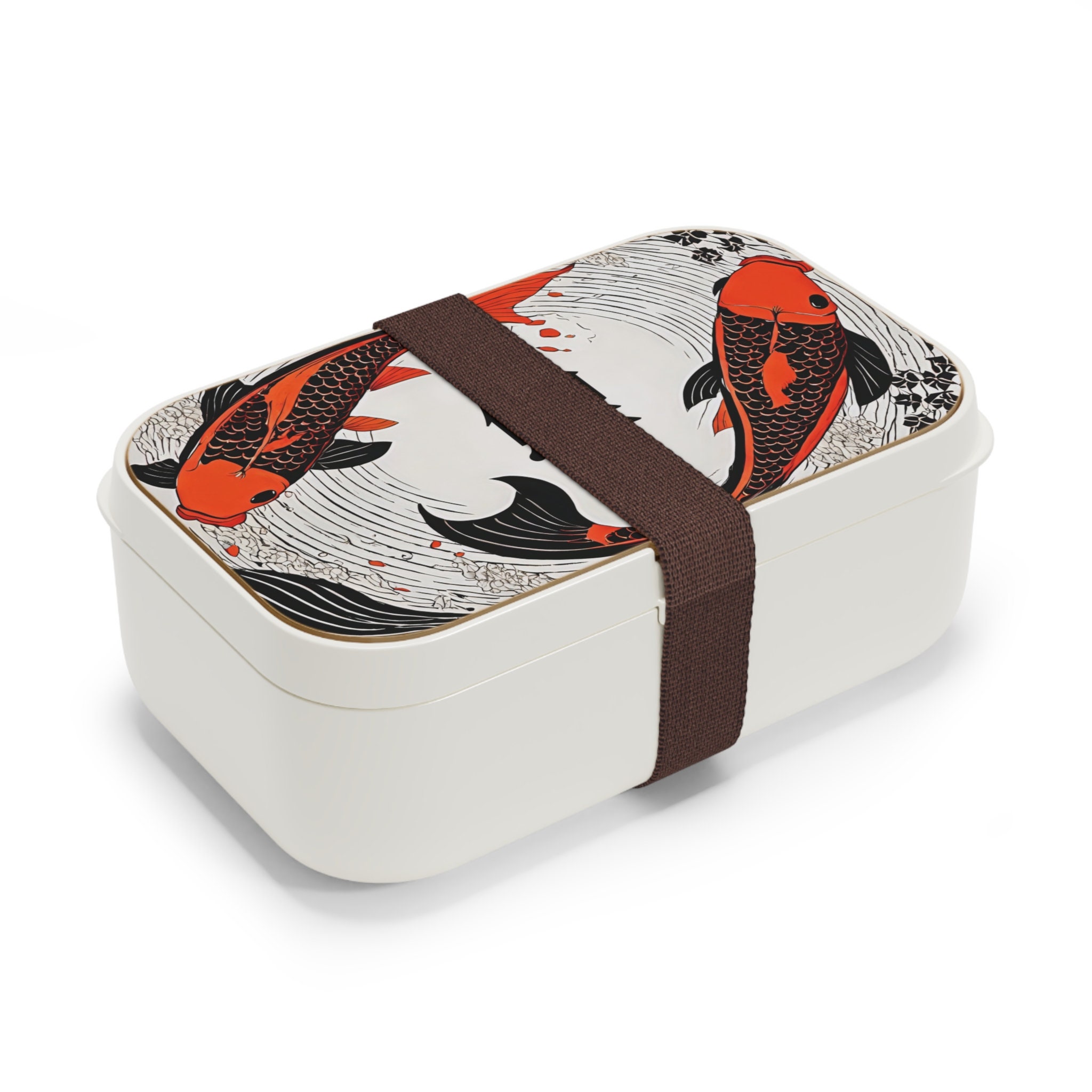 Japanese Bento Box Koi Fish Lunch Box Calligraphy Bento Box for Adults ...