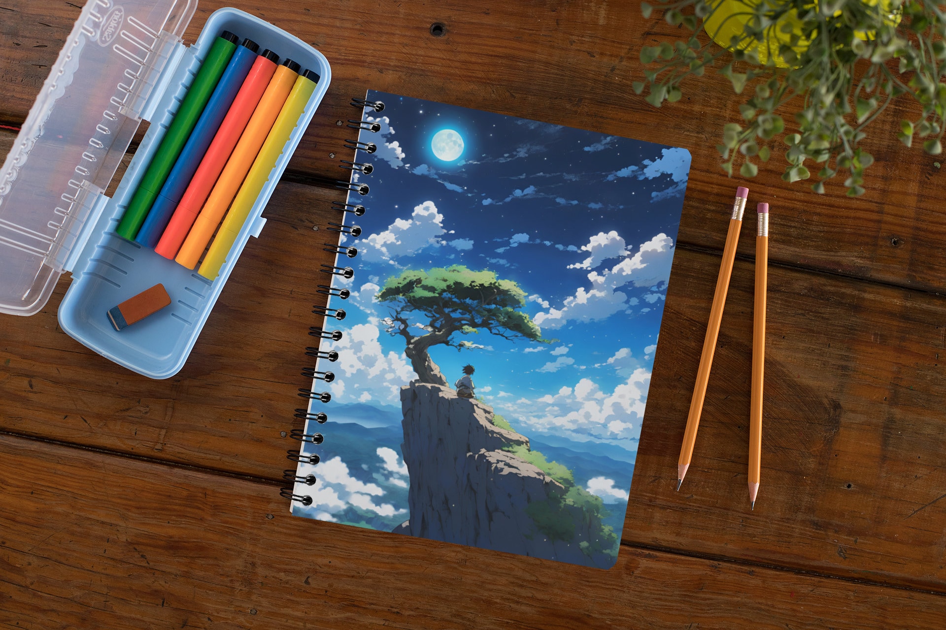 Japanese Notebook A5 Journal Ghibli Art Style Notebooks Japan Anime ...