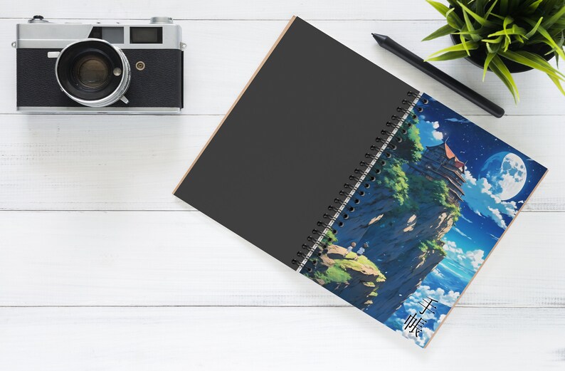 Japanese Notebook A5 Journal Ghibli Art Style Anime Notebooks Kawaii ...