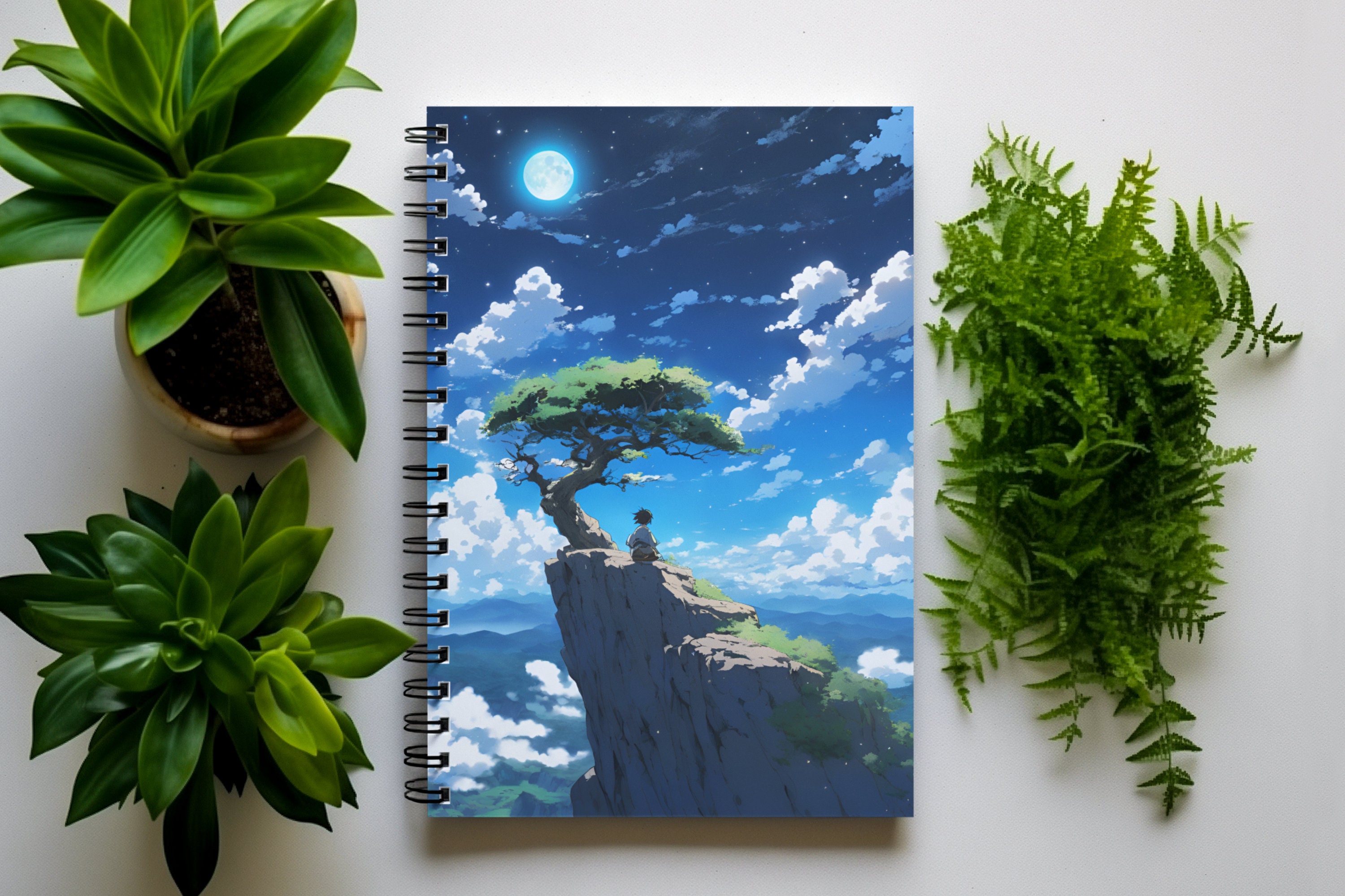 Japanese Notebook A5 Journal Ghibli Art Style Notebooks Japan Anime ...