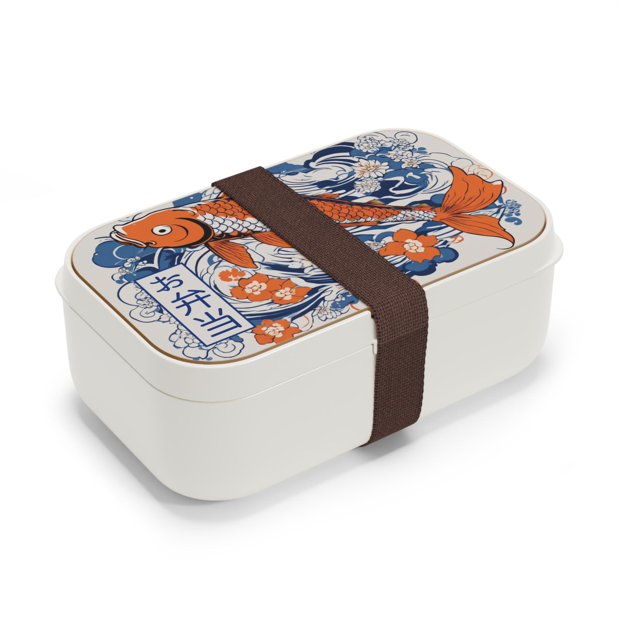 Koi Fish Bento Box Japanese Lunch Box Kanji Kawaii Bento Box for Kids ...