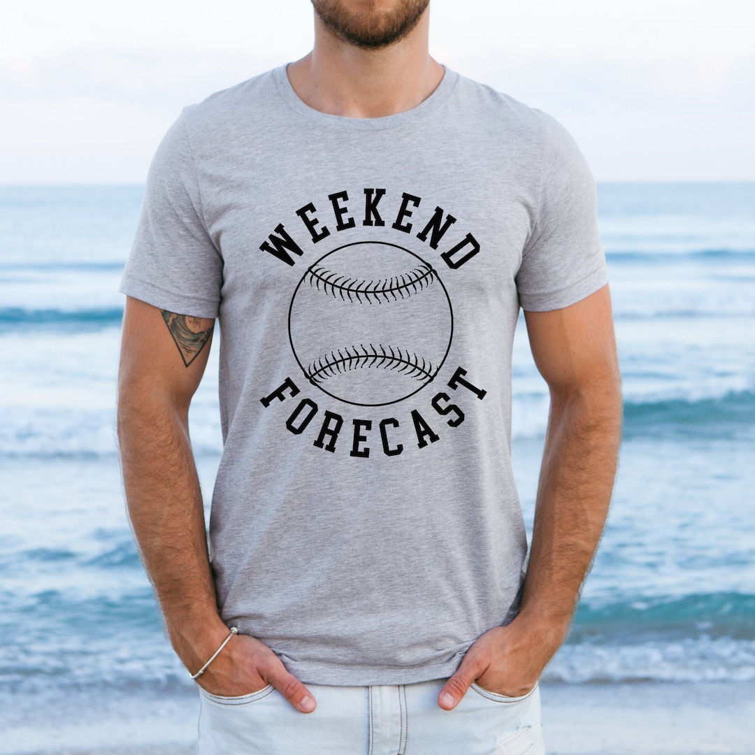 Weekend Forecast Tshirt, Baseball Shirt, Baseball Mom T Shirt, Baseball ...