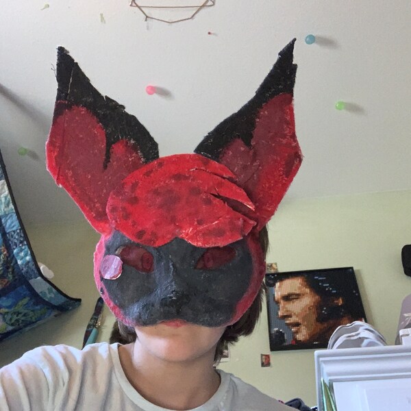 Hazbin Hotel Alastor Mask - Etsy