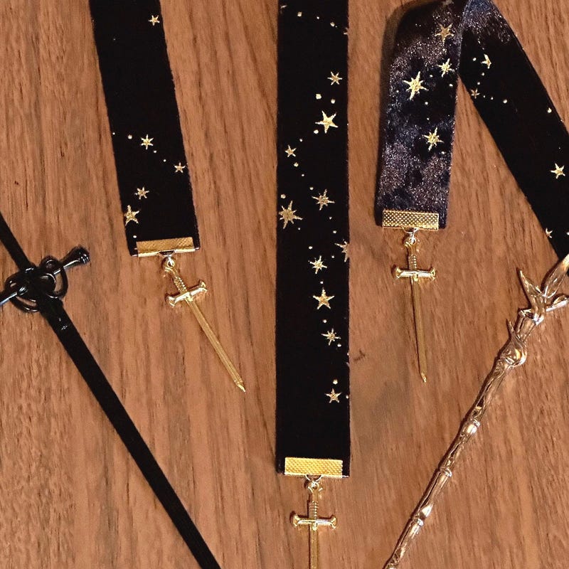 Ribbon Bookmark - Etsy