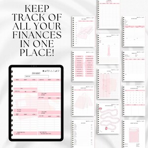 Ultimate Pink Digital Undated and Hyperlinked Planner - Etsy