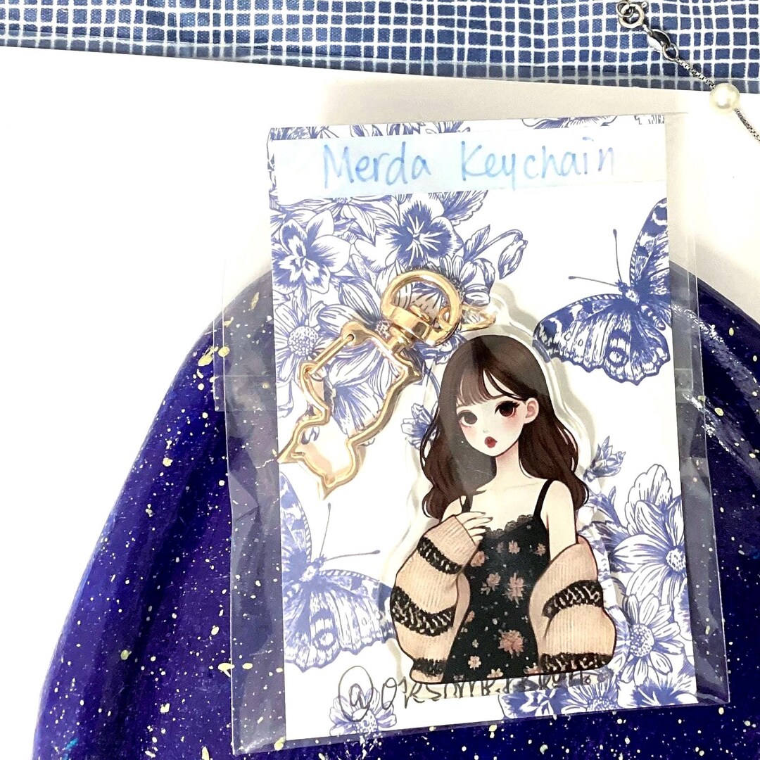 Merda Keychain Cute Pretty Girl Accessories Female Keychain Kawaii - Etsy