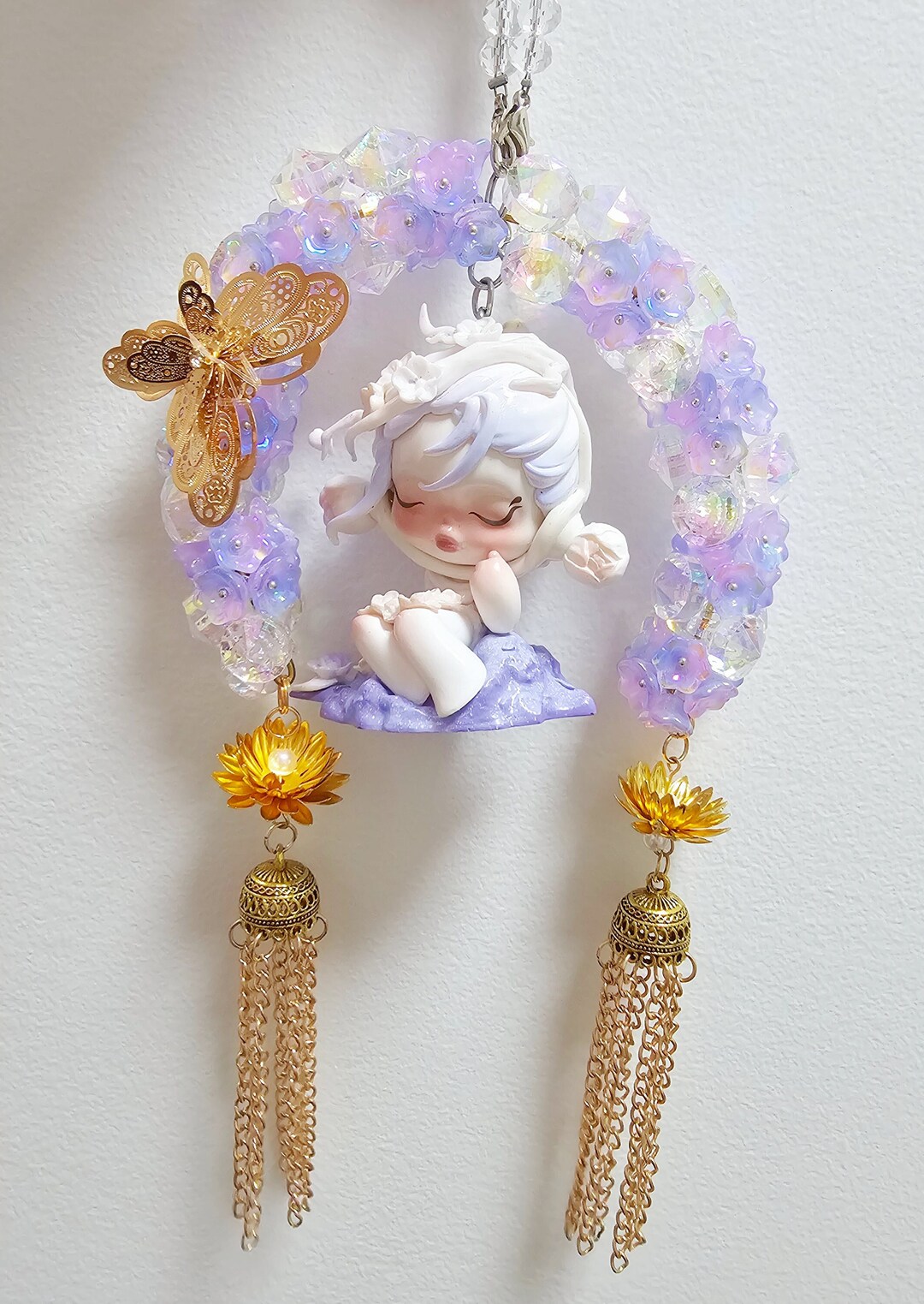 Handcrafted Skullpanda Warmth Hanging Displays for Car or Home Kawaii ...