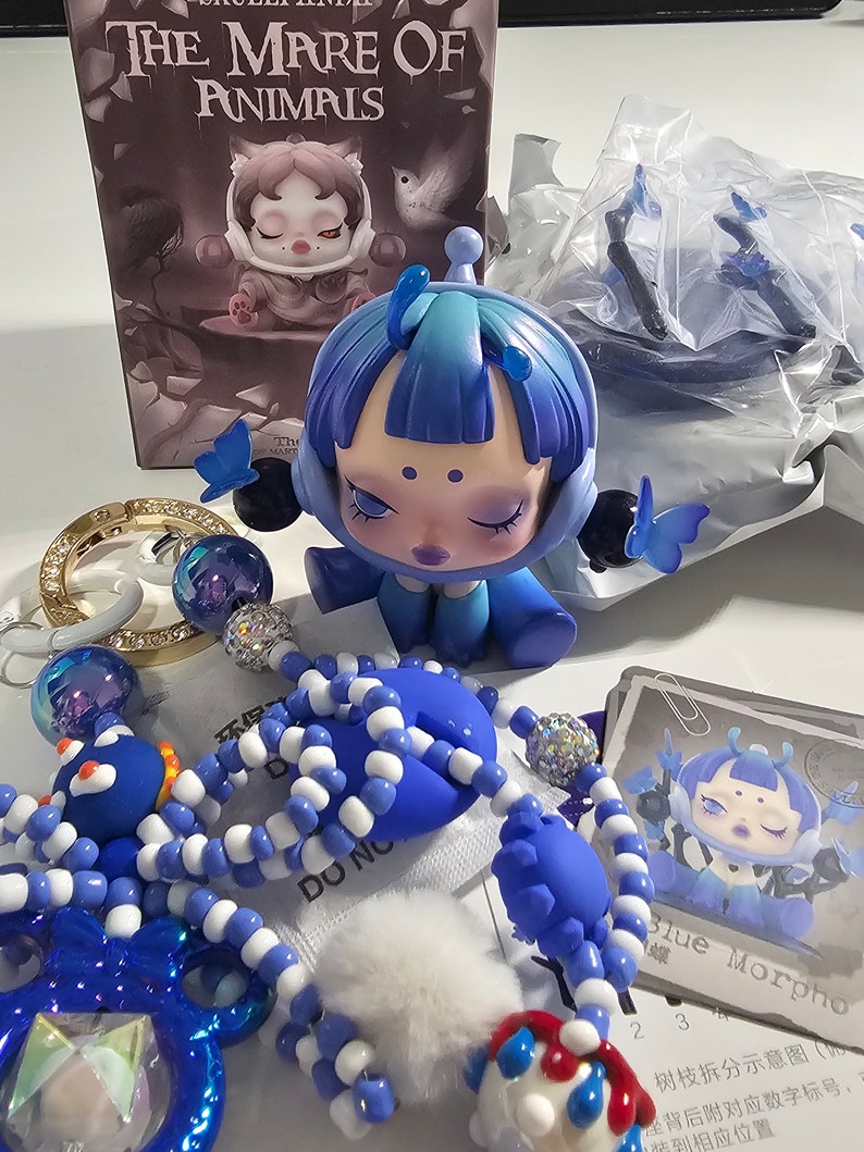 Authentic New SKULLPANDA POPMART Figures With or Without Chain - Etsy UK