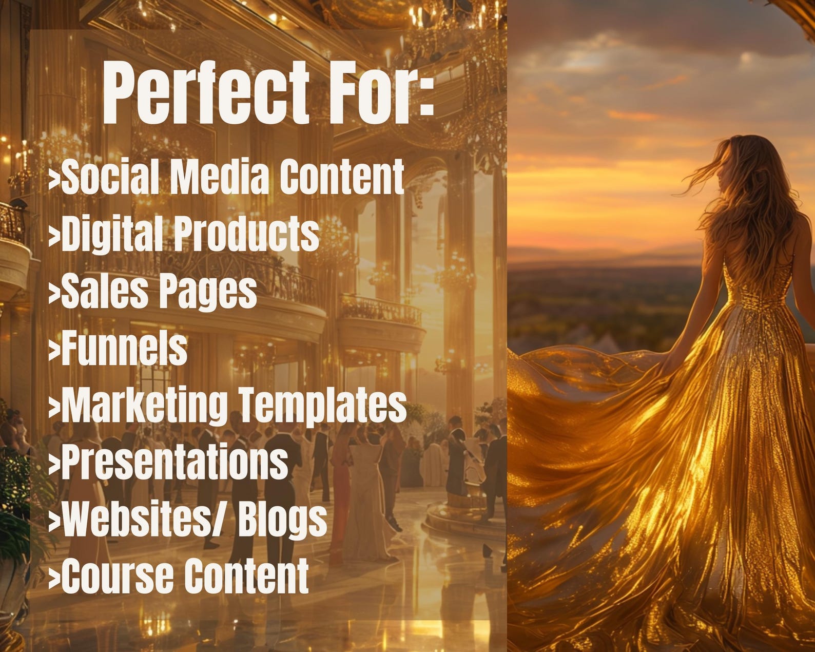 Golden Hour Stock Images| MRR PLR | Perfect for Social Media, Blogging ...