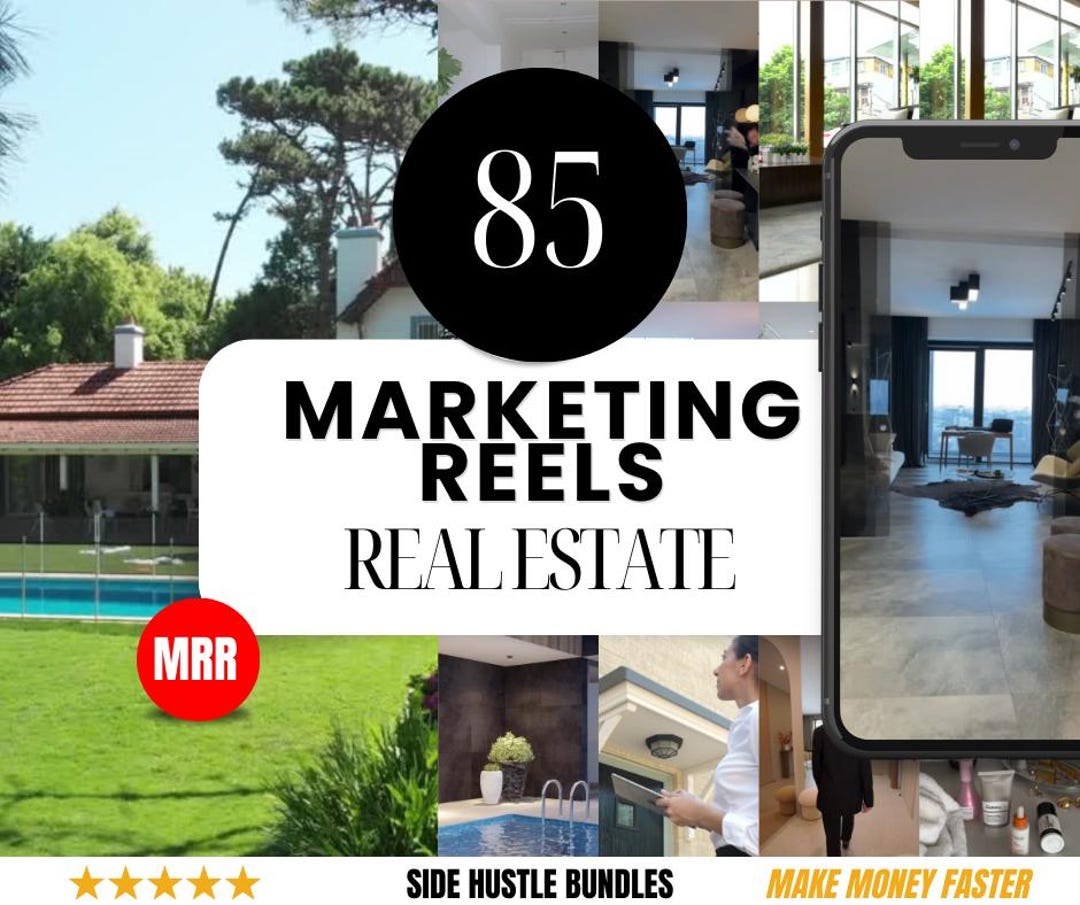 85 Real Estate Reels Bundle: Realtor Marketing Content (digital ...