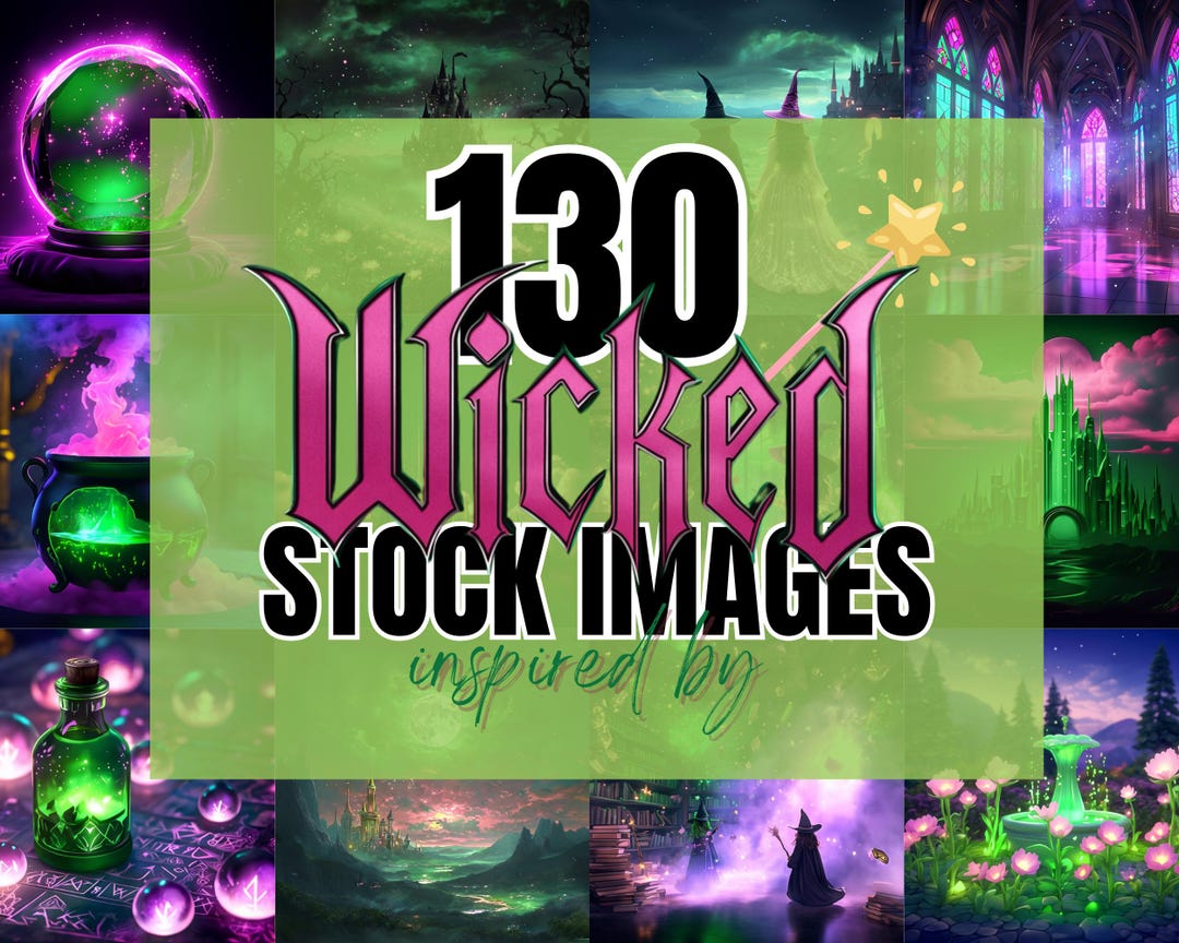 Best Selling Wicked Inspired Stock Images, Wicked PNG, Wicked the ...