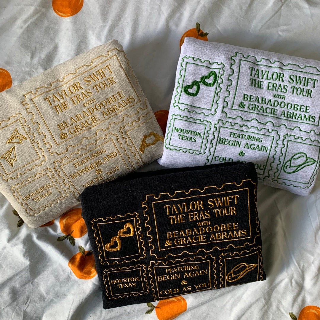 Custom Tay.lor 2024 Concert Ticket Embroidered Sweatshirt, Music Merch ...