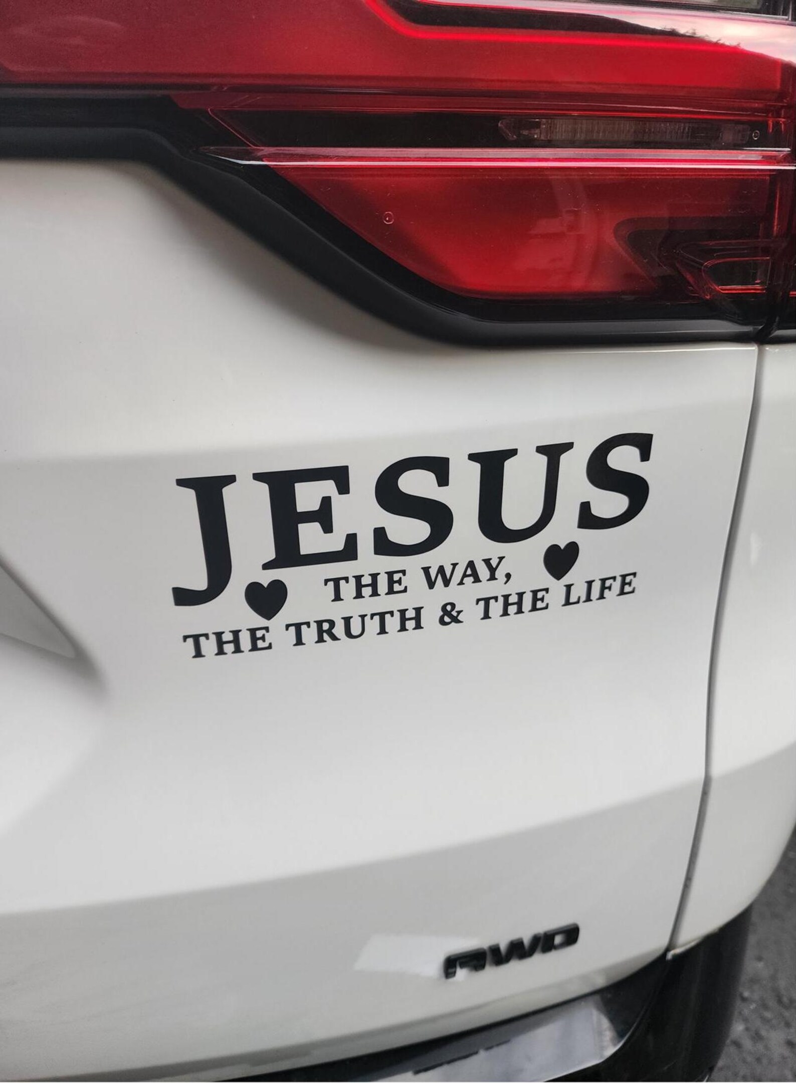 Jesus - the Way, the Truth, and the Life - Christian Car Decal - Etsy