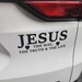 Jesus - the Way, the Truth, and the Life - Christian Car Decal - Etsy