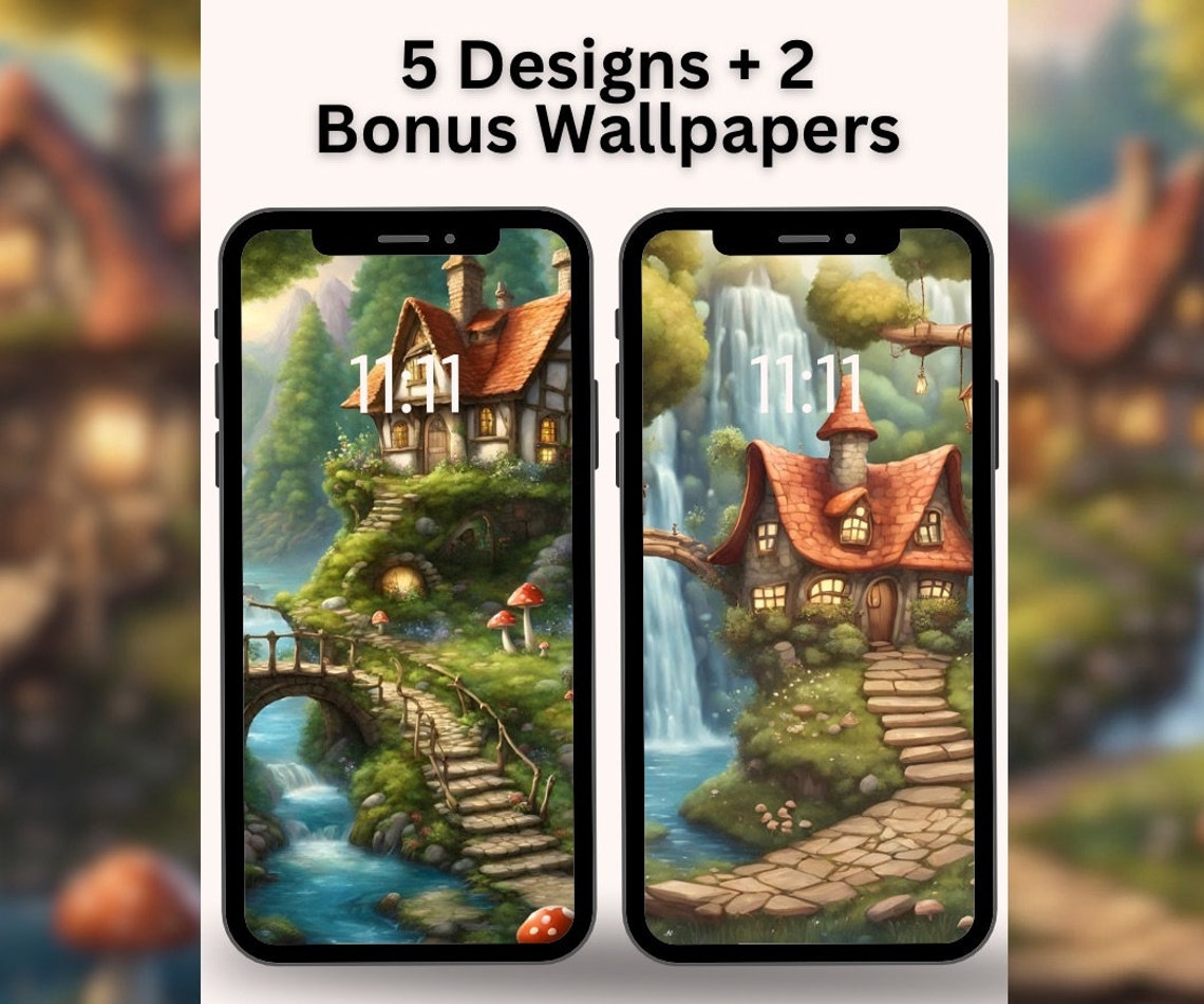 2nd Cosy Fantasy Forest Cottage Bundle More Scenes Perfect for a Trendy ...