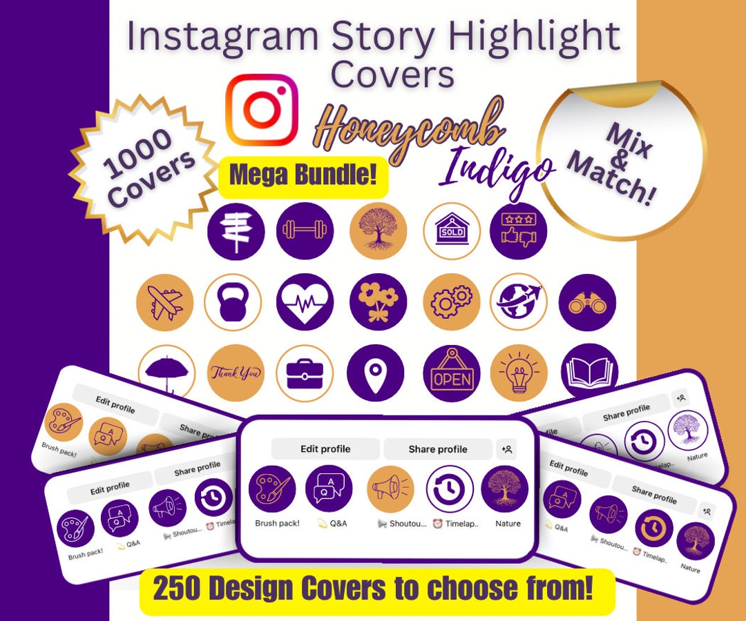 Stylish Instagram Story Highlight Covers Perfectly Centred & Ready to ...