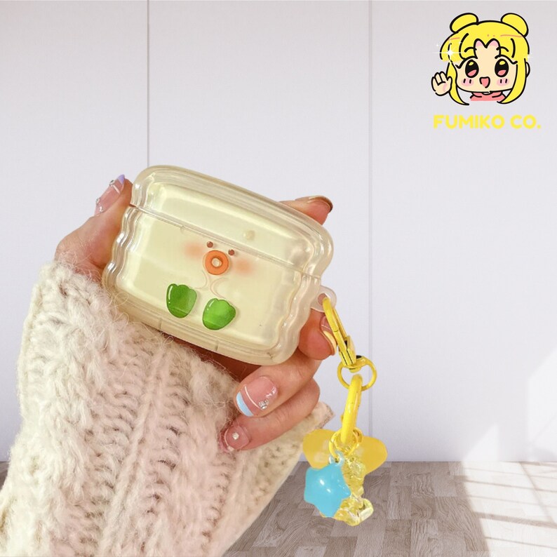 Cartoon 3D Duck Airpods Case Cute Animal Shell Silicone Earphone Case ...