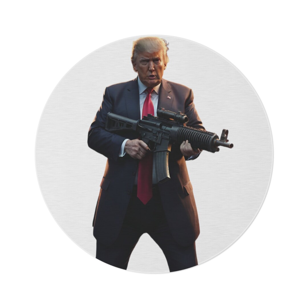 Donald Trump Round Rug - Etsy