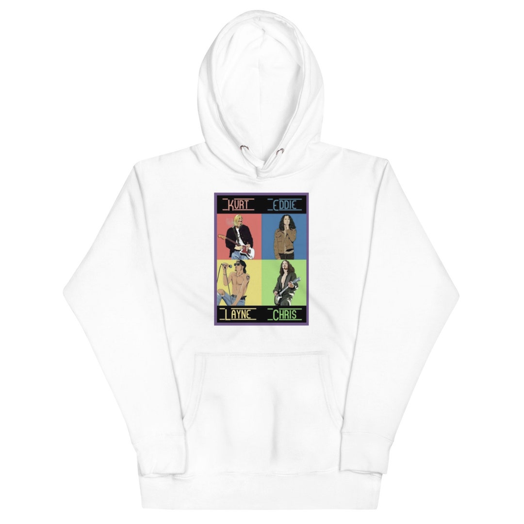 Kurt Cobain Layne Staley Chris Cornell Eddie Vedder Hoodie - Etsy