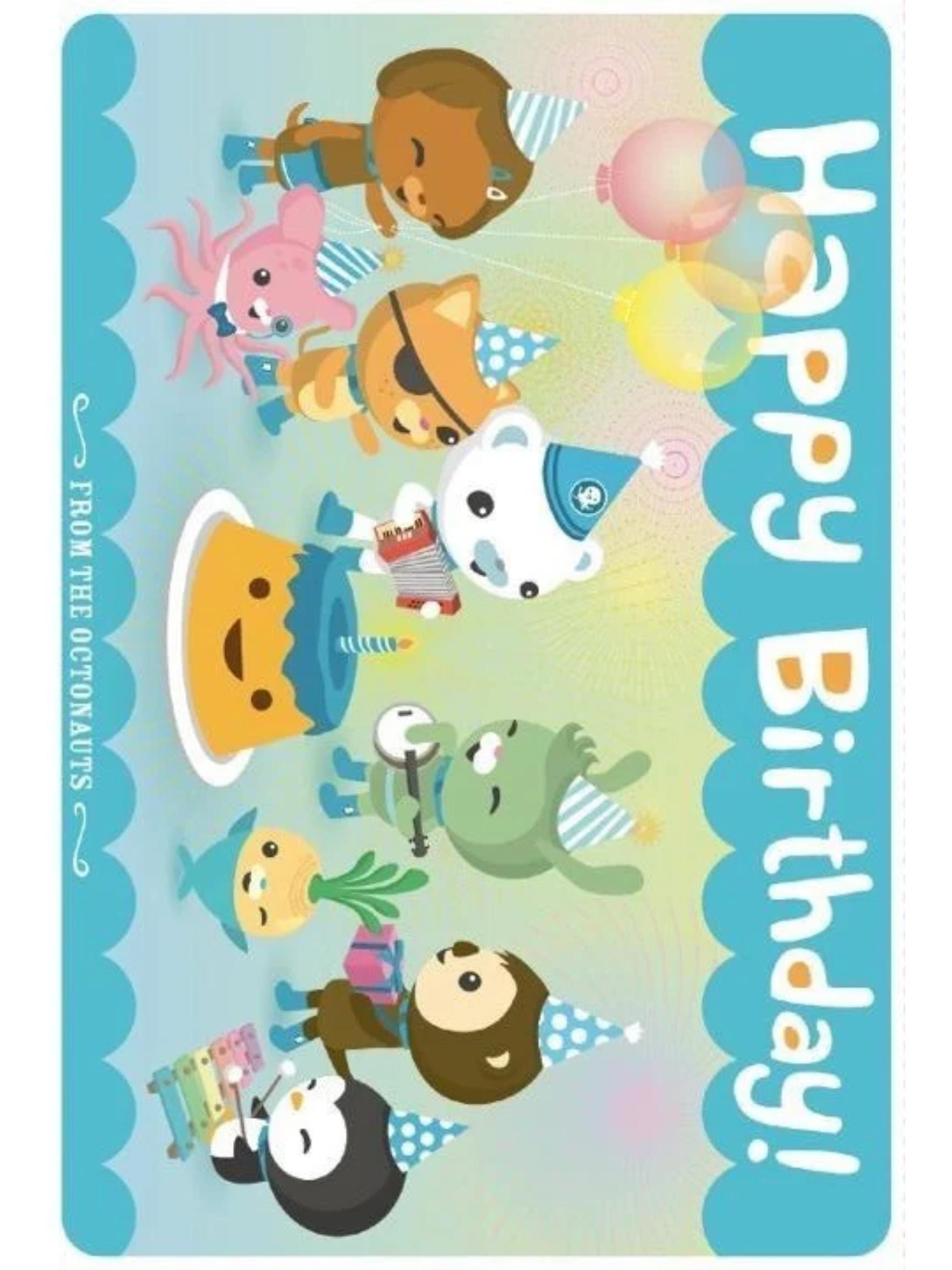 Happy Birthday From the Octonauts - Etsy