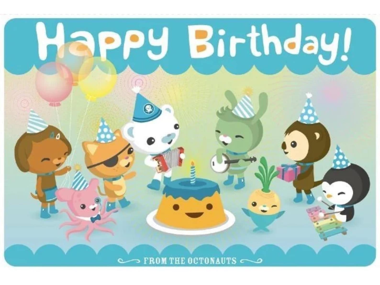 Happy Birthday From the Octonauts - Etsy