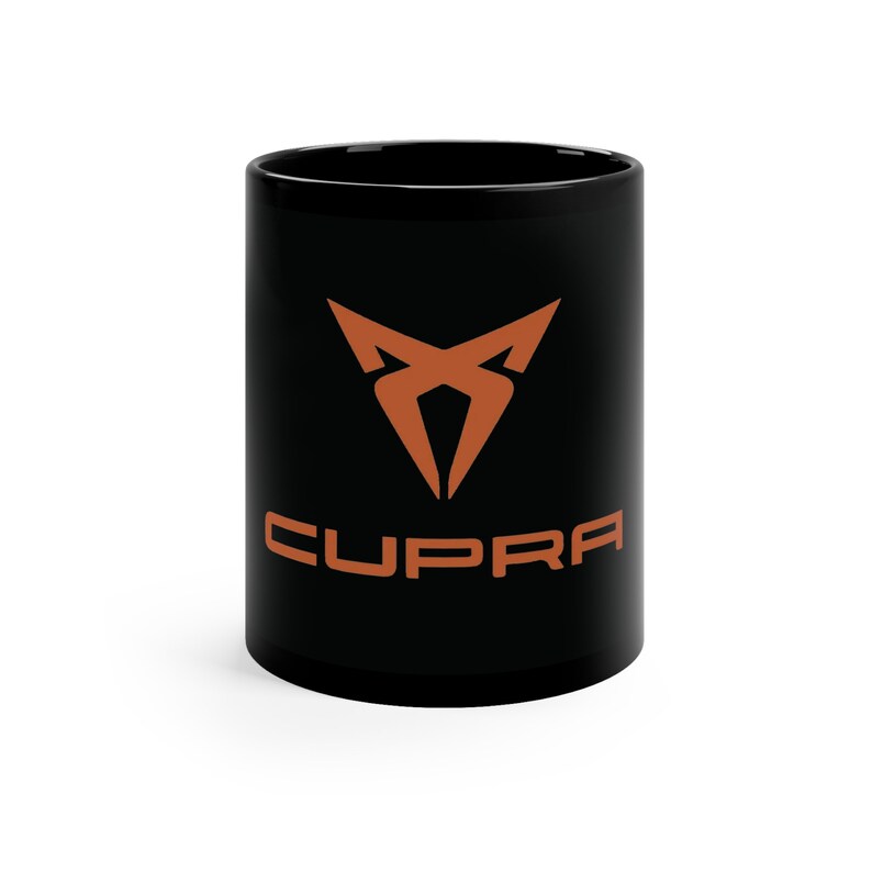 Total Black Ceramic Mug / Black Mug / Logo / Cupra / Ateca / Born ...