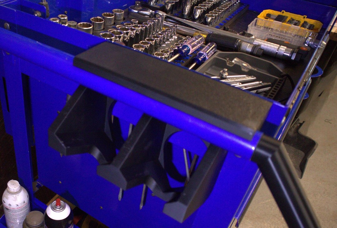 3D Printed Impact Holder for Harbor Freight Service Cart - Side Mount ...