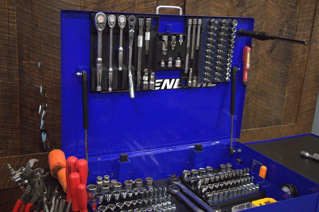 Magnetic 1/2" Socket Extension Organizer - 3D Printed Tool Storage Rack ...
