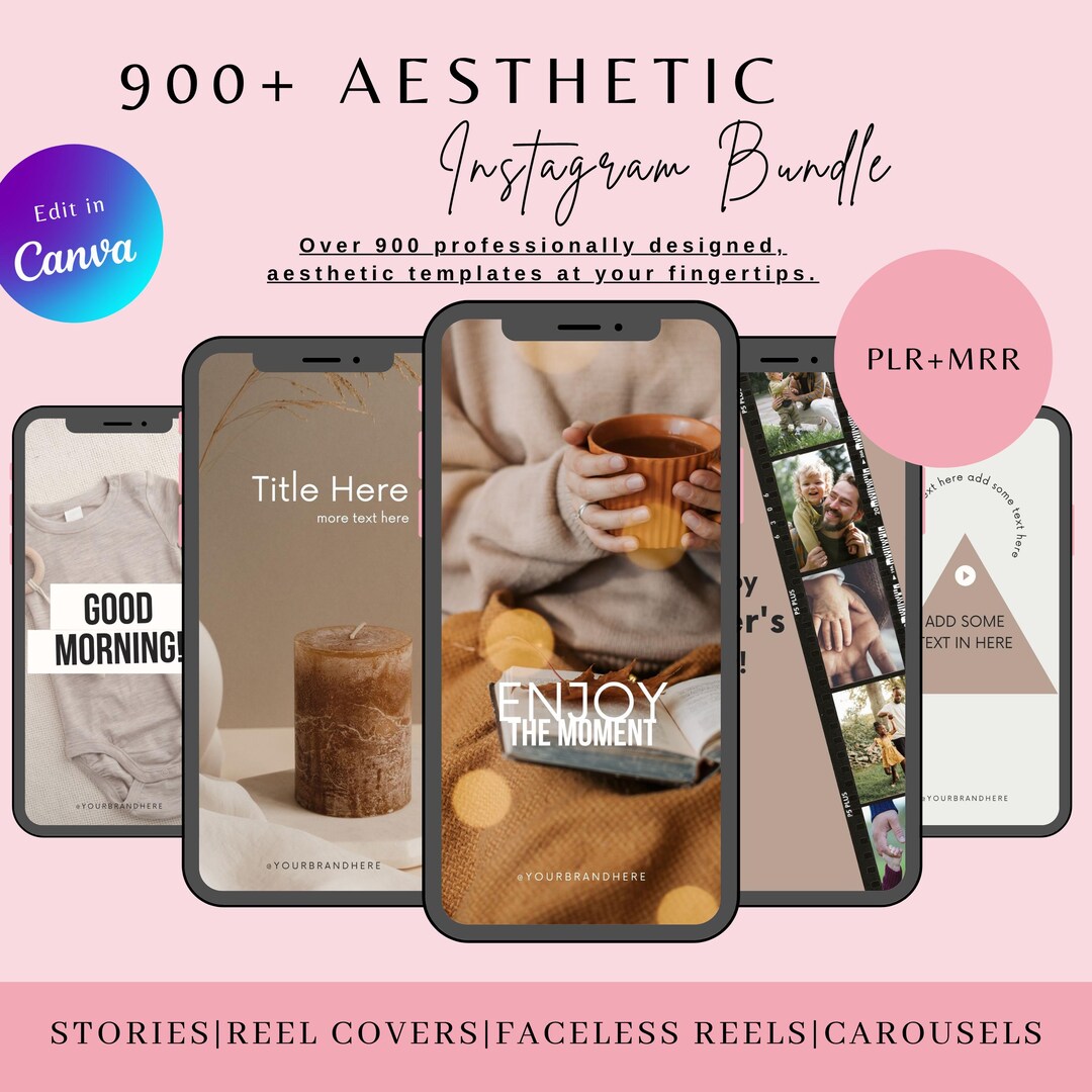 900+ Canva Instagram Templates | Reels, Stories, Carousels (digital ...