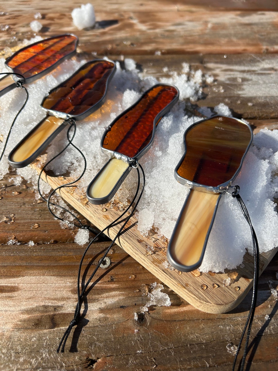 Maple Syrup Taffy Tire Sirop Dérable Spring Stained Glass - Etsy