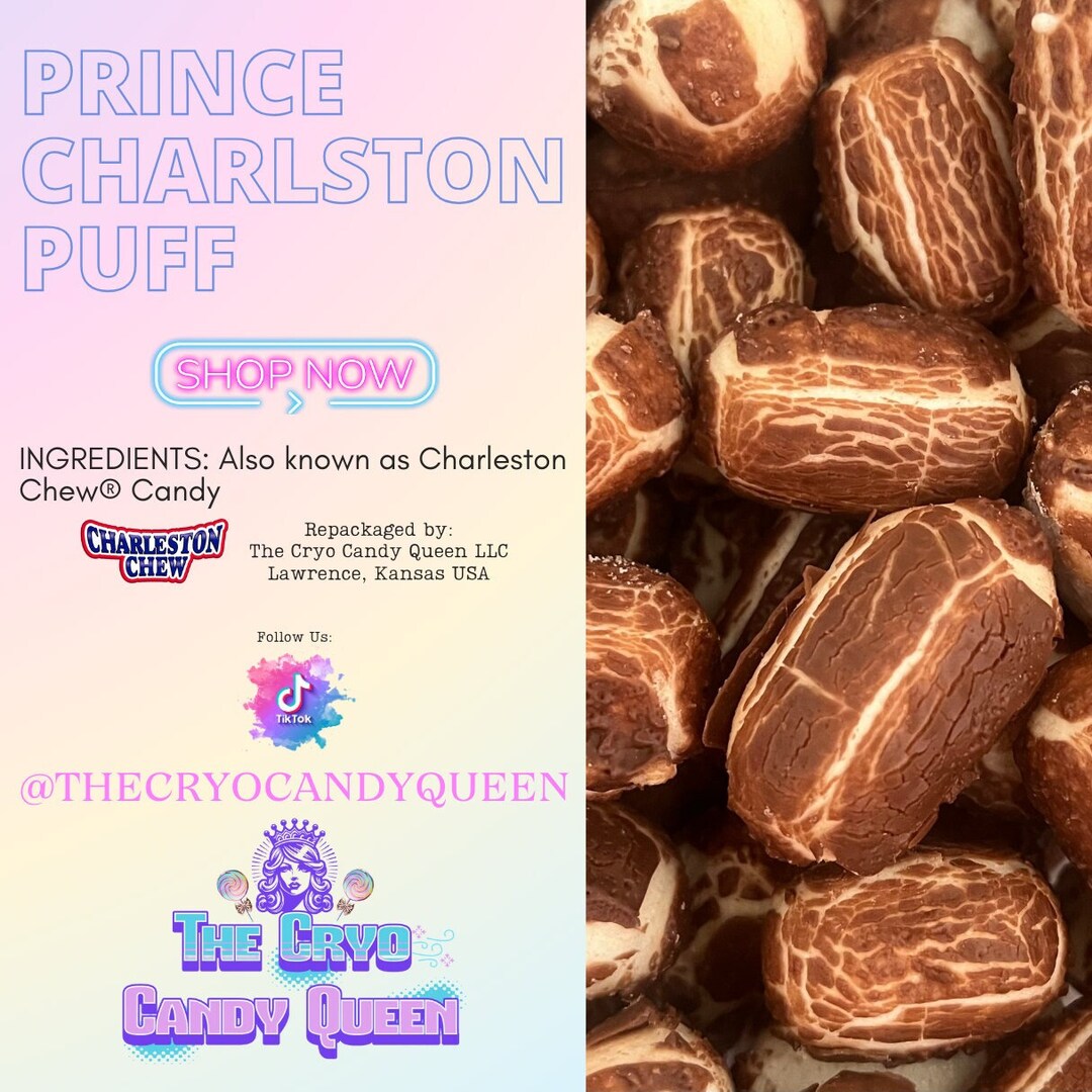 Freeze Dried Candy, Prince Charleston Puff - Etsy