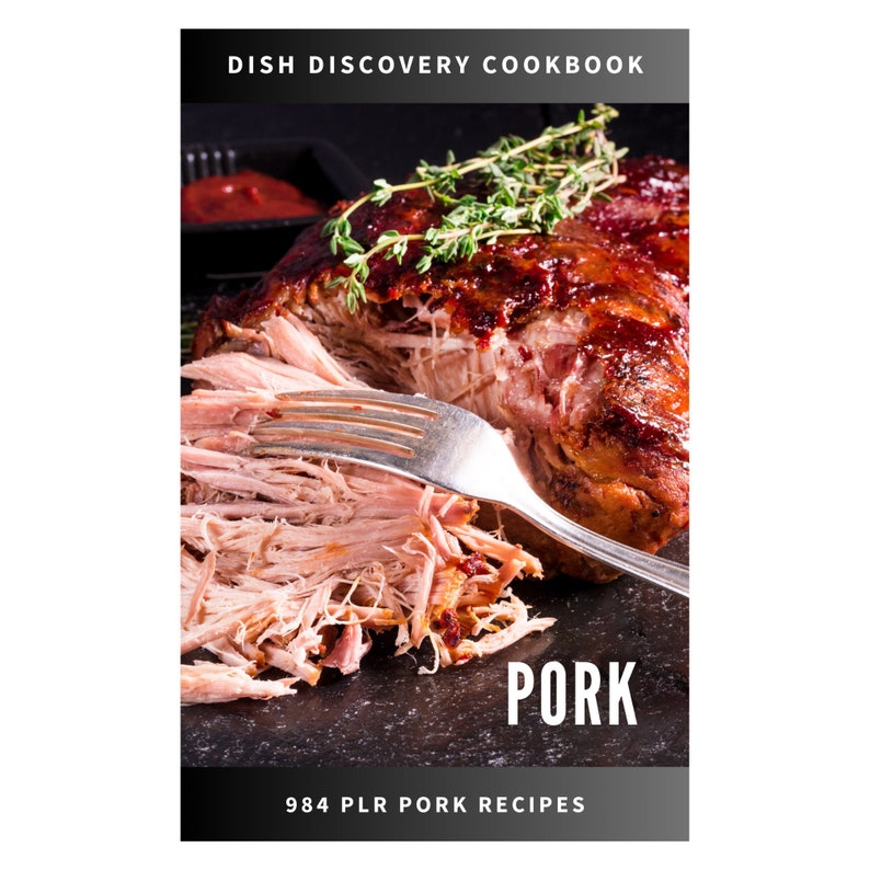 Pork Cookbook | 984 Recipes | Recipe Ebook PDF | Digital Download ...