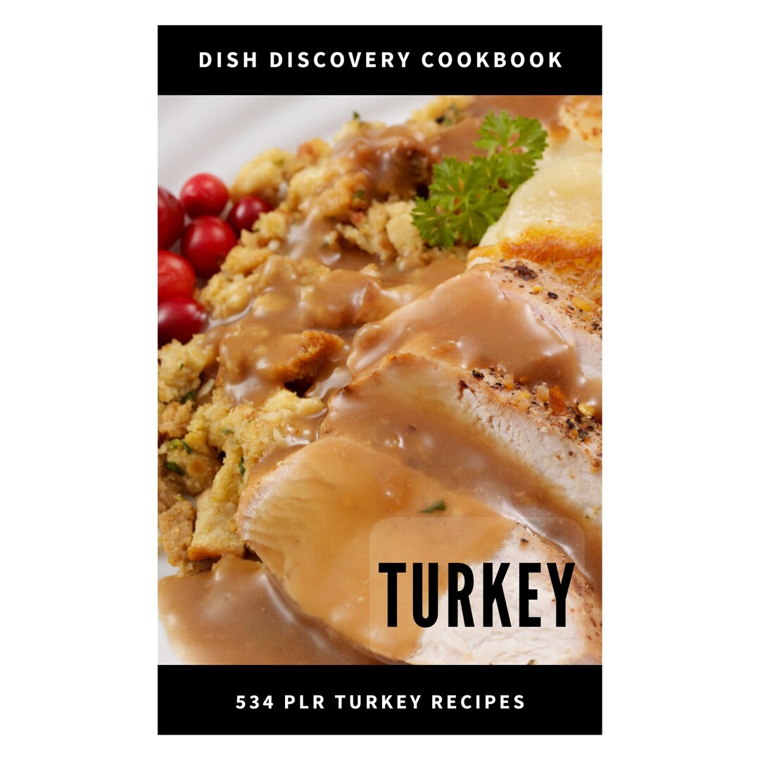 534 Turkey Recipes | Digital Download | Turkey Cookbook | Commercial ...
