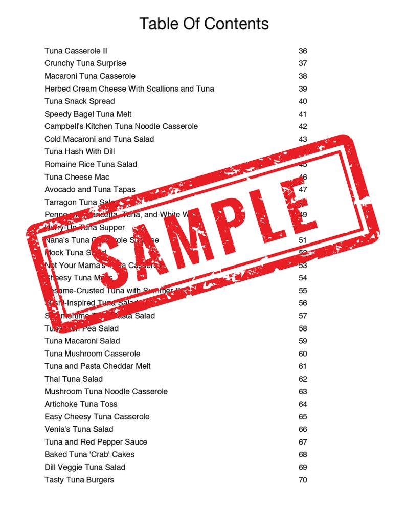 Tuna Recipe Ebook: 292 Seafood Recipes, Commercial Use (digital ...