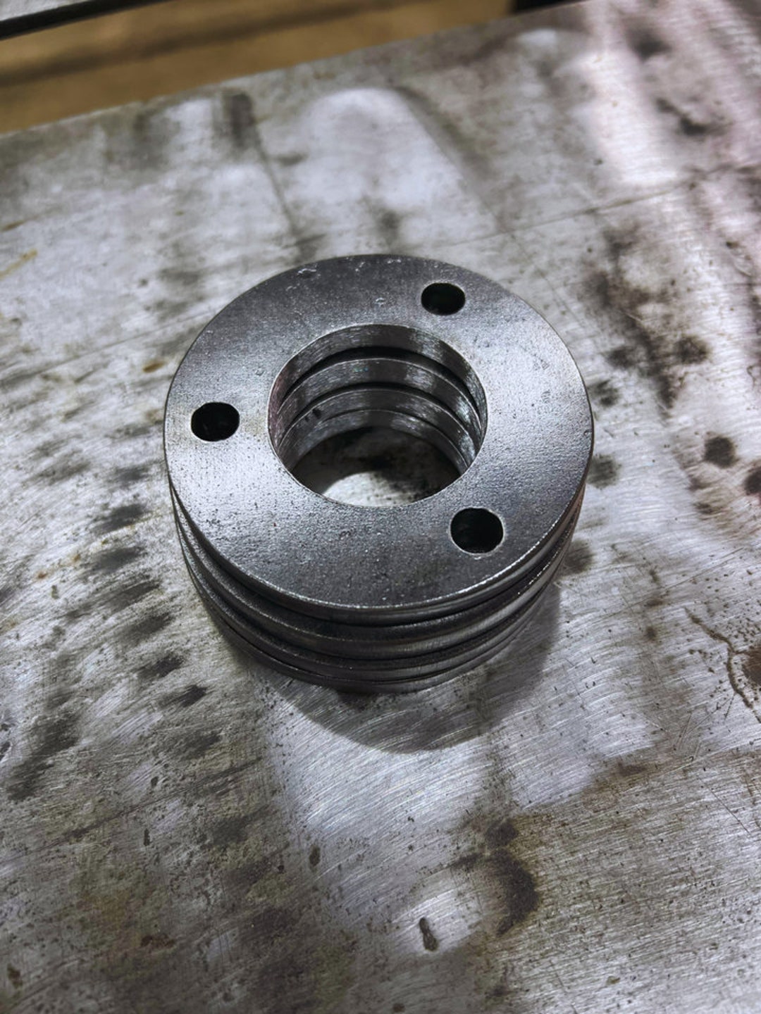 3"x1.5"x5/16" Round Tube Base Plate A36 Carbon Steel 1/4" Thick - Etsy