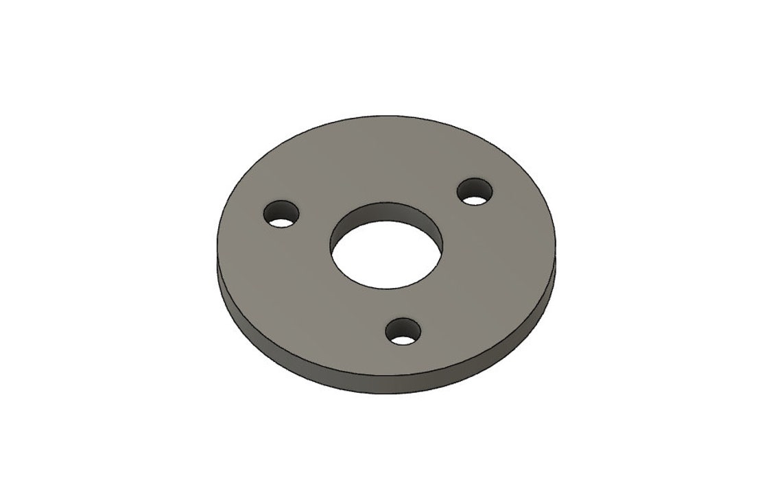 3"x1"x5/16" Round Tube Base Plate A36 Carbon Steel 1/4" Thick - Etsy