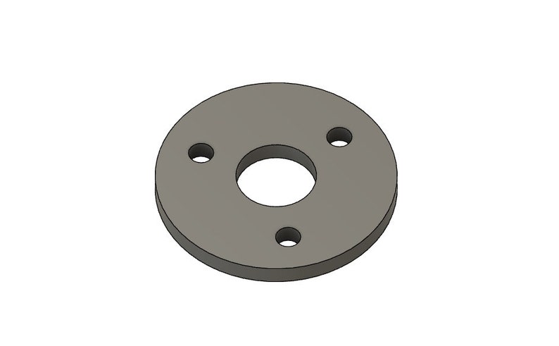 3"x1"x5/16" Round Tube Base Plate A36 Carbon Steel 1/4" Thick - Etsy