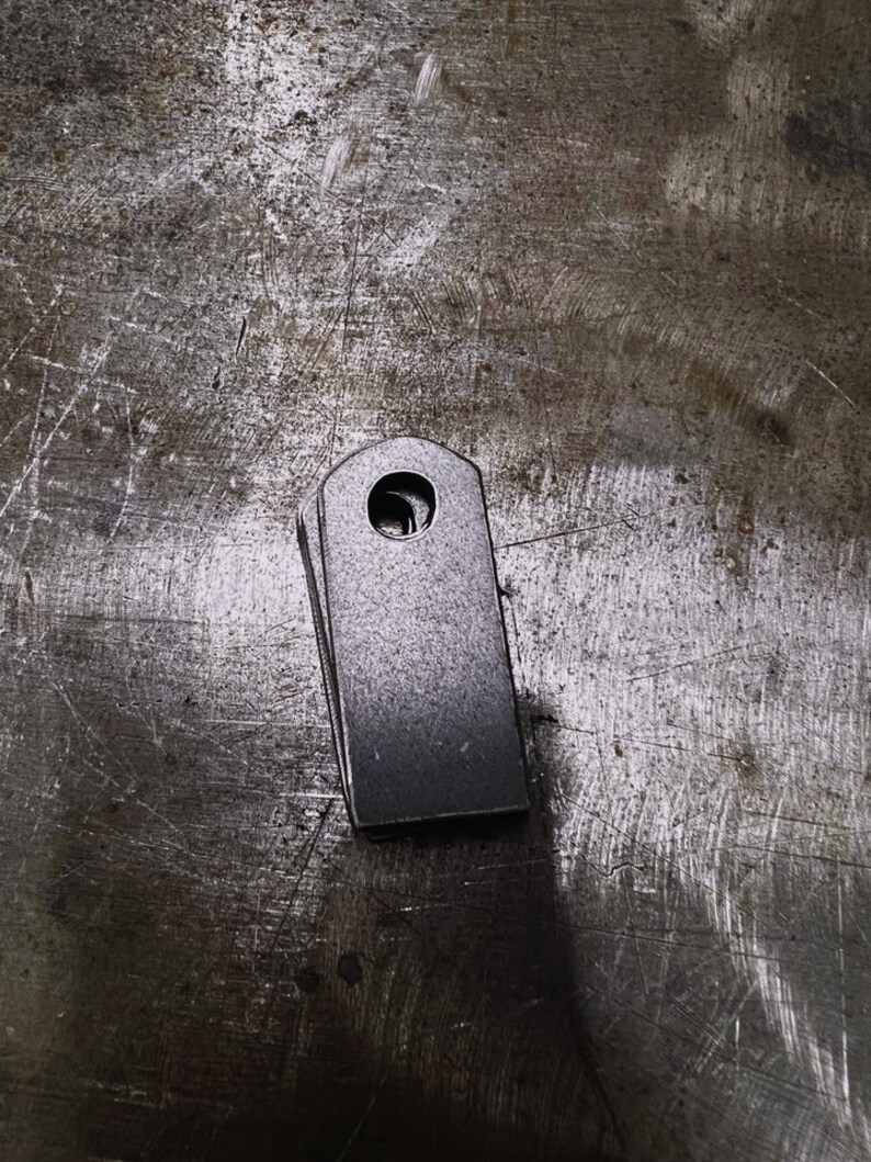 2 1/4" X 1" Flat Weld Tab A36 Carbon Steel 3/8" Hole 1/8" Thick - Etsy