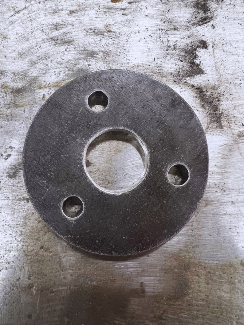 3"x1"x5/16" Round Tube Base Plate A36 Carbon Steel 1/4" Thick - Etsy