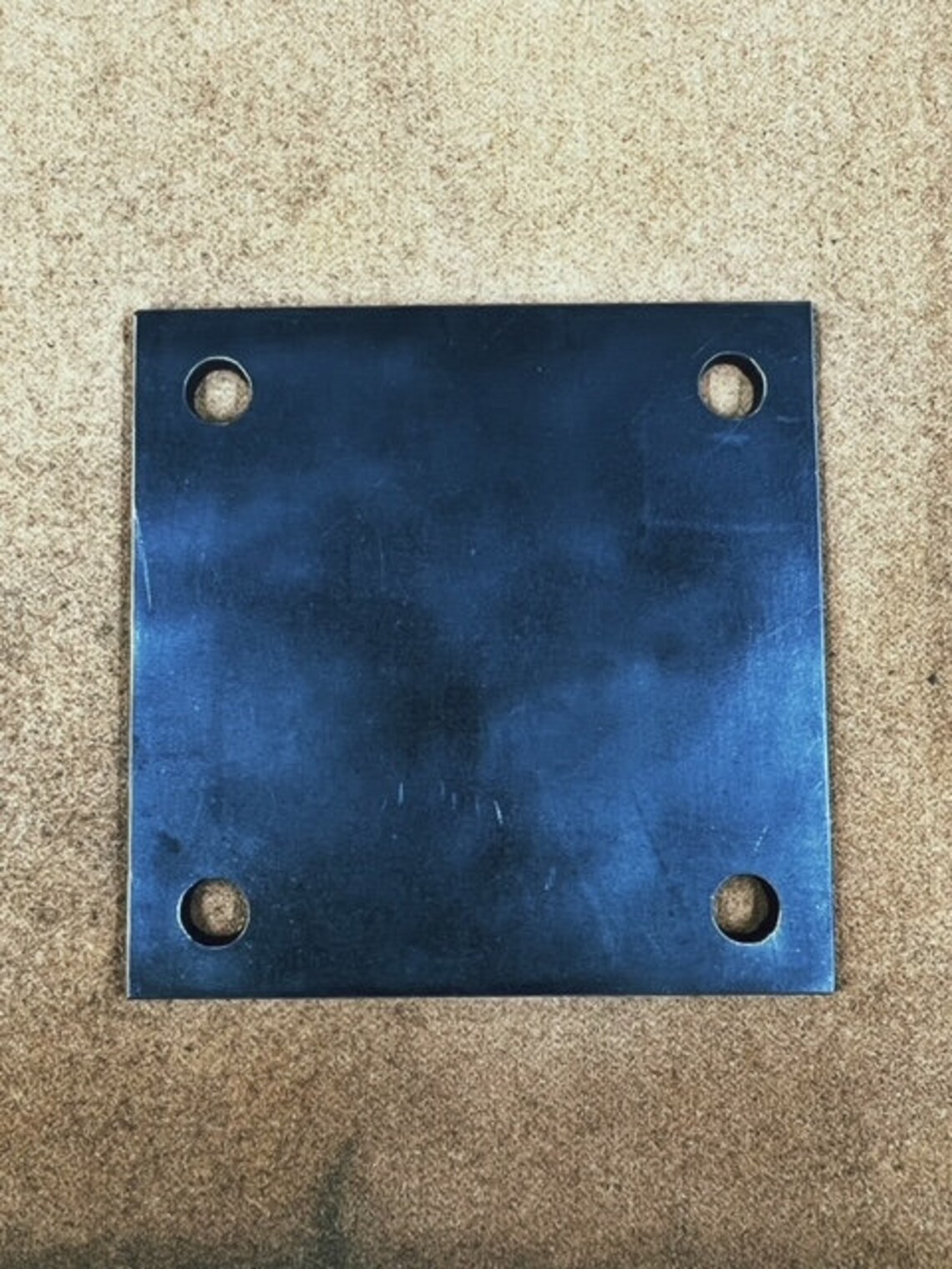 8x8 Base Plate 3/4" Holes A36 Carbon Steel Straight Edge 1/4" Thick - Etsy