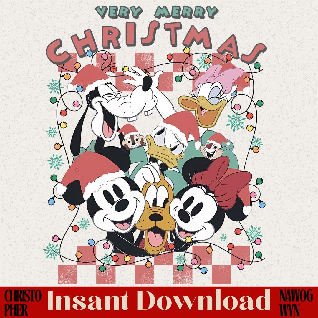Mickey's Very Merry Christmas Party 2024 Png,disney Family Christmas ...