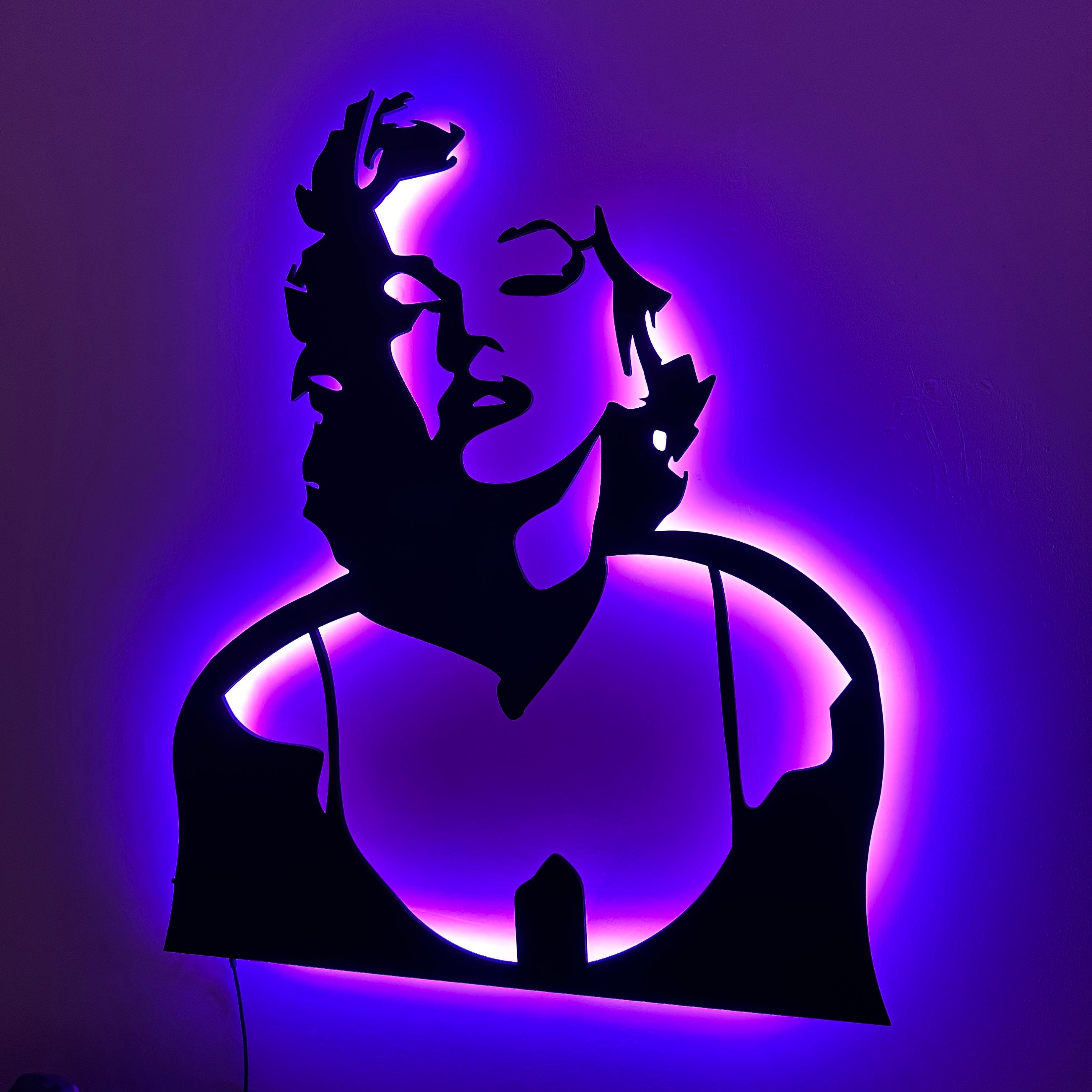 Marilyn Monroe Wall Light Decor, Marilyn Monroe RGB LED Sign, Marilyn ...