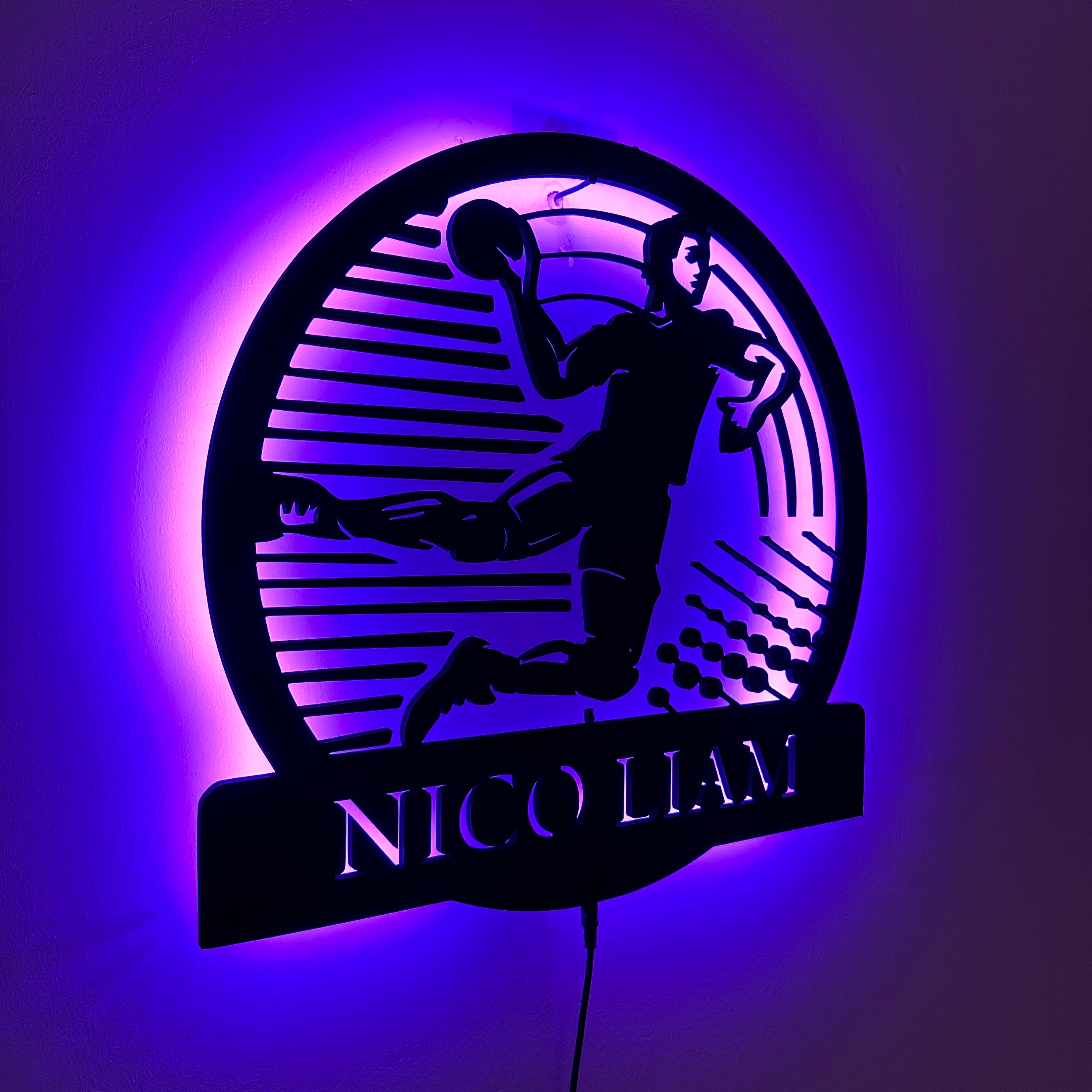 Personalized Handball Player Name Signs, Custom Handball Fan Club Sign ...