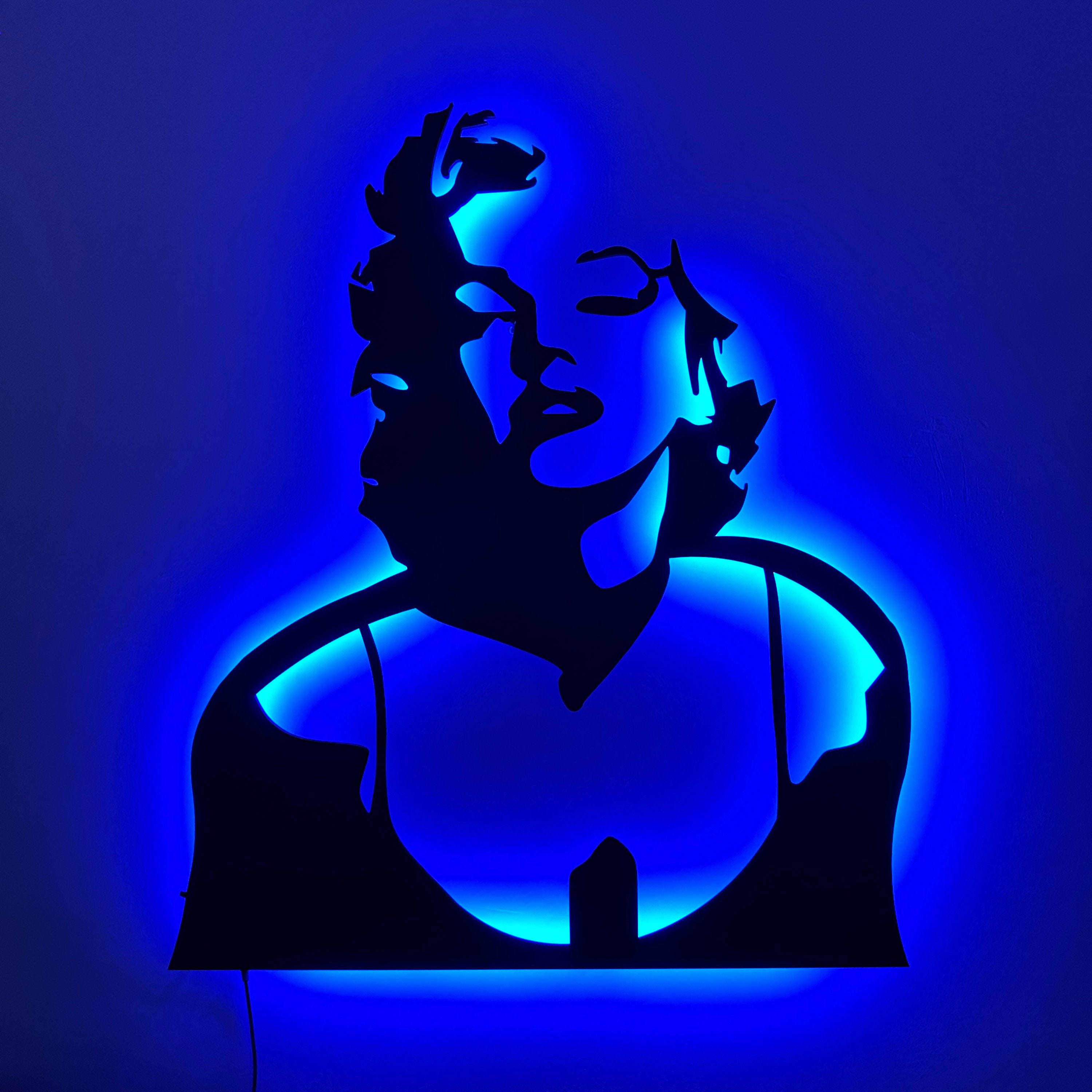 Marilyn Monroe Wall Light Decor, Marilyn Monroe RGB LED Sign, Marilyn ...